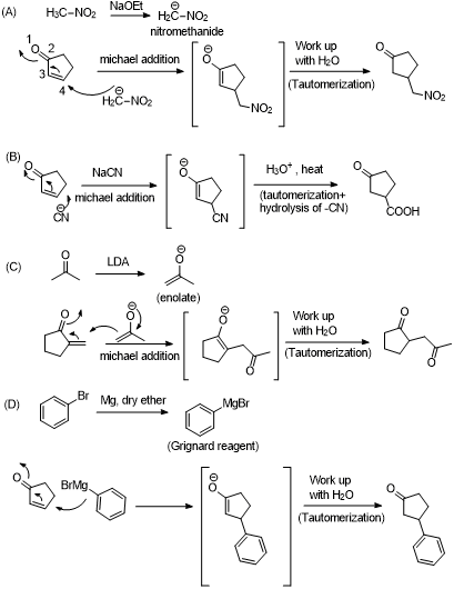 How would the following compounds be prepared using 1,4-addition ...