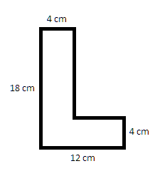 A carpenter's square has the shape of an L as shown in the figure below ...