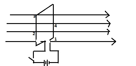 A rigid wire in the shape of a rectangular loop is shown below (the ...