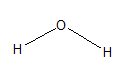 A) Draw a structure for water, showing that it is a polar solvent. B ...