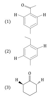 In each of the following molecules, tell whether the pair of hydrogens ...