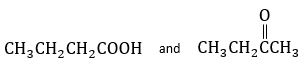 What test could be performed to distinguish the following pair of ...