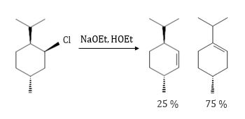 By contrast, neomenthyl chloride treated in the same fashion gives a ...