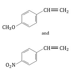 Predict which of the following two alkenes (1-ethenyl-4-methoxybenzene ...