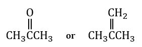Which is more soluble in water from the pair of compounds? CH3COCH3 or ...