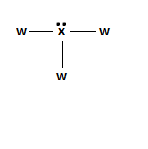 Unknown elements w and x formed the compound w3x during a reaction. If ...