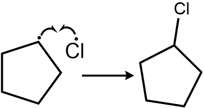 Using curved arrows a show how cyclopentane is converted to ...