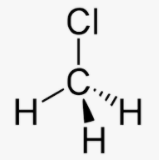 Draw the skeletal structure of chloromethane. | Homework.Study.com