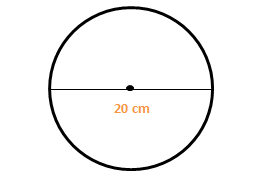 Find the circumference of the circle shown below. | Homework.Study.com