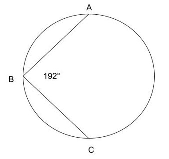Find the measure of angle ABC. Show your work. | Homework.Study.com