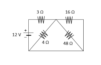 Find the current through and the potential across each resistor in the ...
