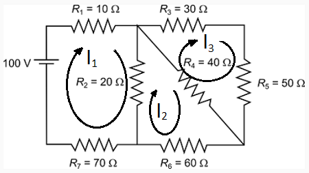 Determine the current through the resistor R6 in the circuit below ...