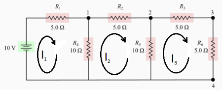 Consider the circuit below. Find the current through the resistor R5 ...