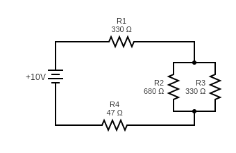 For the circuit shown, complete the circuit analysis table. | Homework ...