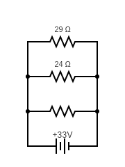 A resistor bank consists of three resistors in the assembly shown below ...