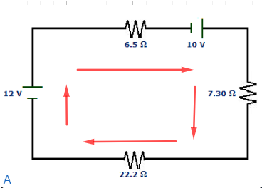 Find the magnitude and direction of the current in the circuit ...