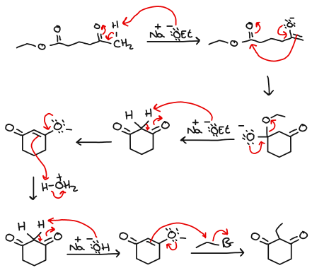 What is the mechanism of this reaction? | Homework.Study.com