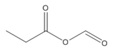 Draw the structure that corresponds to the name: (g) Formic propanoic ...