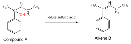 Compound A, C_11H_16O, was found to be an optically active alcohol ...