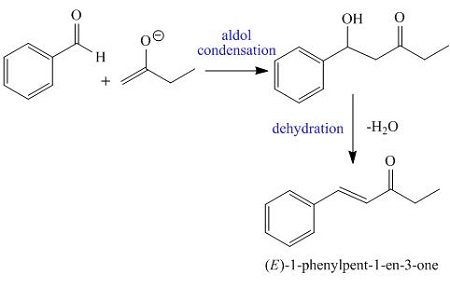 Draw the two products of a mono-Aldol condensation + dehydration ...