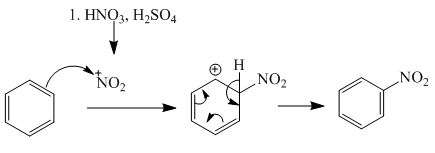 1-Name the compound. 2- Propose a synthesis starting from benzene. 3 ...