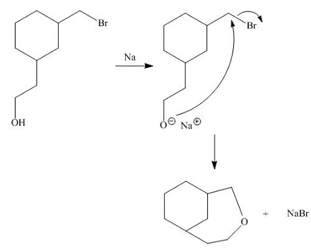 When reacted with Na (sodium zero) what molecule is produced and what ...