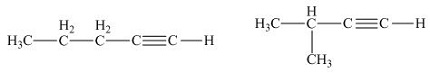 Draw the two possible structures for a compound with molecular formula ...
