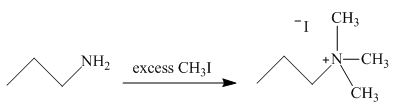 Draw the structure of the product obtained when this amine is treated ...