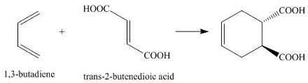 What product is expected from the reaction of fumaric acid (trans-2 ...