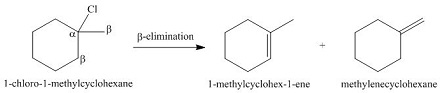 What product(s) are expected in the ethoxide-promoted beta-elimination ...
