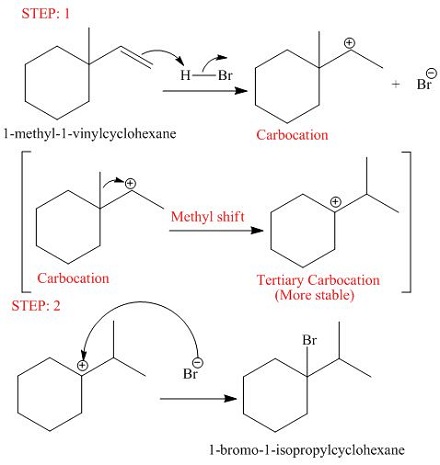 Please write the detailed mechanism for the following reactions. please ...
