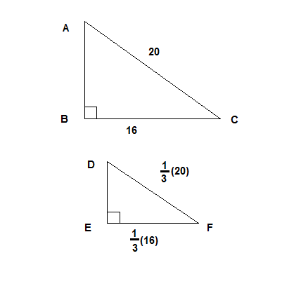 In triangle ABC, the measure of angle B is 90 degrees, BC=16, and AC=20 ...