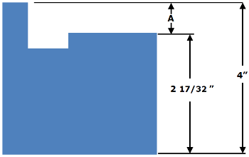 Find the dimension (A) of the given combined polygon. | Homework.Study.com