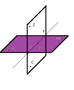 Find the plane that contains the first three points listed below. Then ...