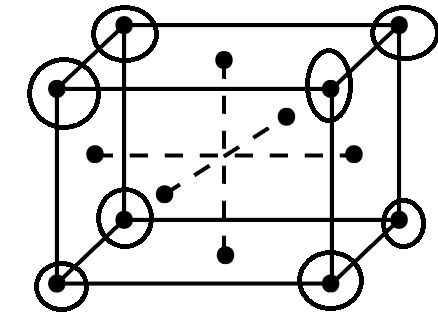 a) How many corner atoms are shown in the image? b) What fraction of ...