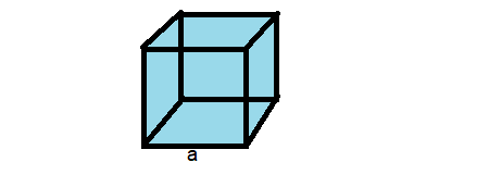 Suppose there are two cubes, with the first cube having a side of h ...