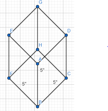 The surface area of a cube can be found using the formula A = 6s^2 ...