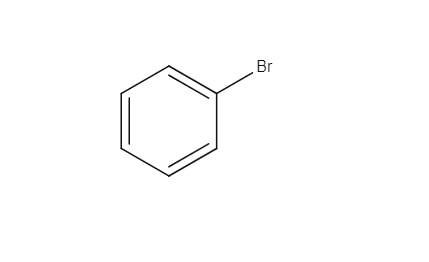 Bromobenzcne is converted to a compound with the molecular formula C_7H ...