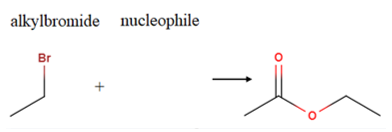 Ethyl acetate can be prepared by an S_N 2 reaction. Draw the ...