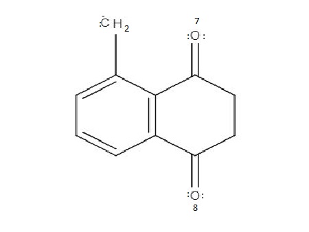 Onto which of the numbered atoms in the following structure can the ...