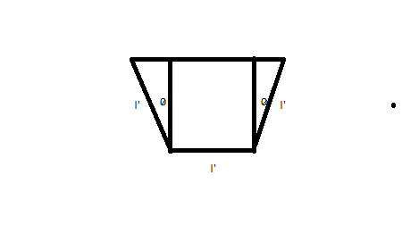 A 6-foot-long trough has cross-sections shaped as shown below. Find the ...
