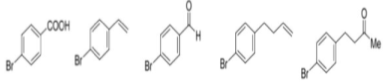 Convert p-bromoethylbenzene into each compound below. Use sodium ...