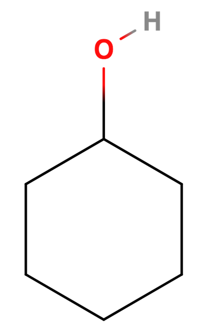 A carbon skeleton for cyclohexanol is shown below. Where on that ...