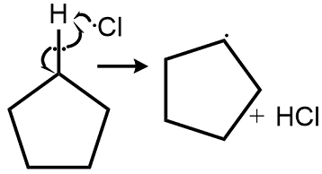 Using curved arrows a show how cyclopentane is converted to ...