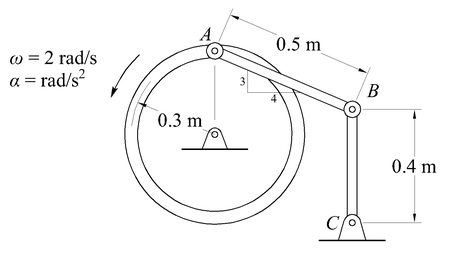 The flywheel shown below rotates as indicated. Determine the angular ...
