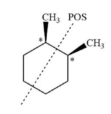 Cis-1,2-dimethylcyclohexane is optically inactive even though it has ...