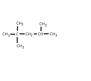The line formula for an alkane is shown below. a) What is the root or ...