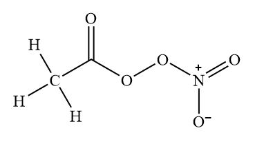 How many sigma bonds and pi bonds are there in peroxyacetyl nitrate ...