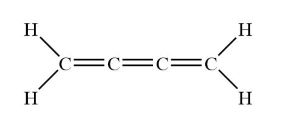 How many sigma and pi bonds are present in a molecule of cumulene ...