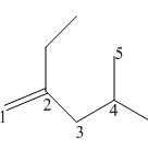 Give the IUPAC name for the following alkene: | Homework.Study.com
